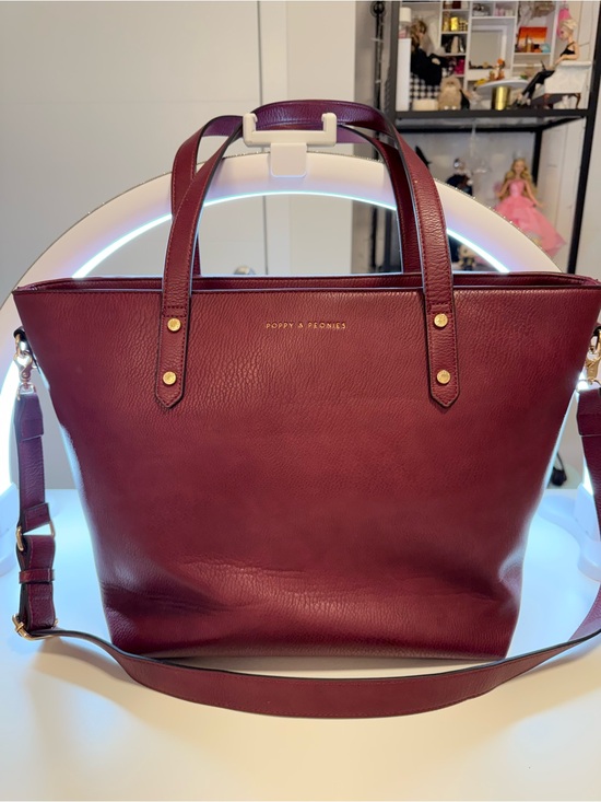 Poppy & Peonies | Bags | Poppy Peonies Gogetter Tote Berry | Poshmark